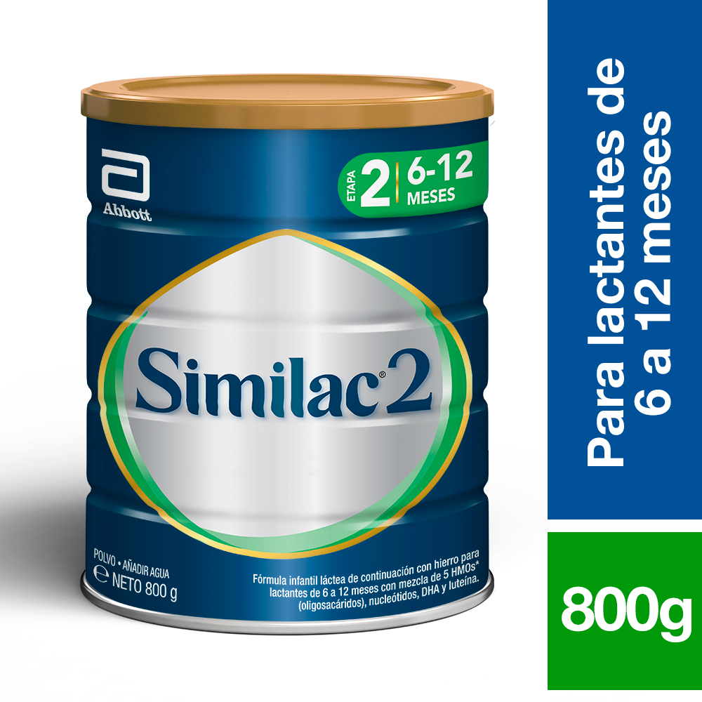 Fórmula Infantil Similac 2 Con 5hmo 800 g | Farmacias Ahumada