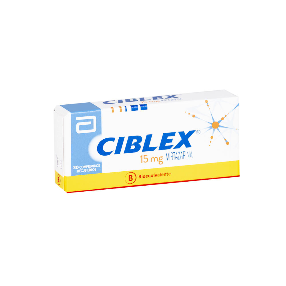 Ciblex 15 mg 30 Comprimidos Recubiertos | Farmacias Ahumada