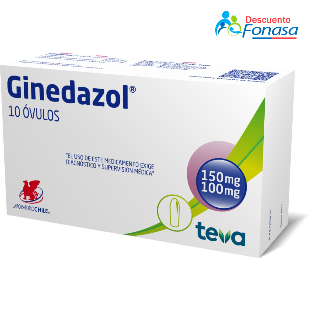Ginedazol x 10 Óvulos Vaginales CHILE | Farmacias Ahumada