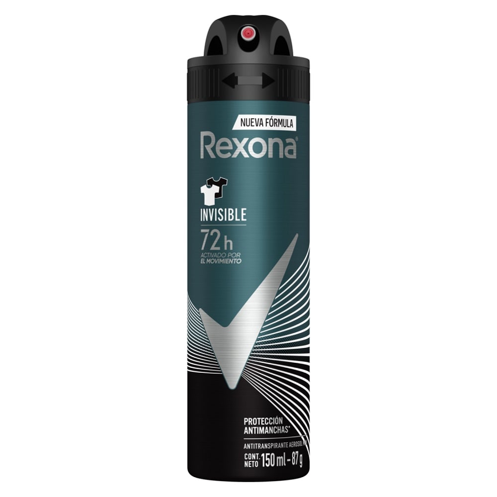 Desodorante Rexona Spray Invisble Anti Manchas 150mL | Farmacias Ahumada