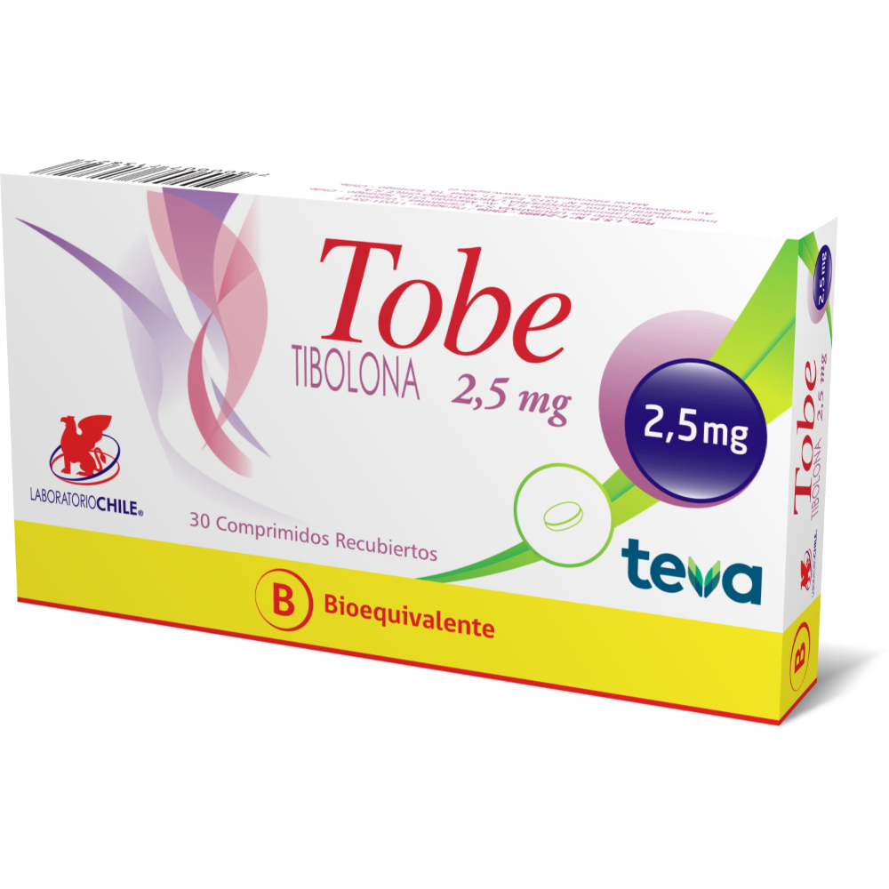 Tobe 2.5 mg x 30 Comprimidos Recubiertos | Farmacias Ahumada