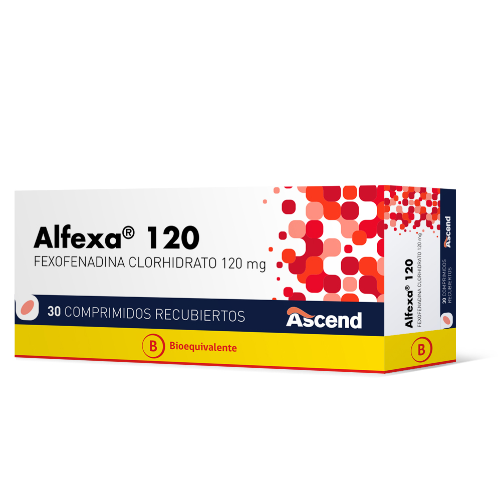 Alfexa 120 mg Caja 30 Comp. Recubiertos | Farmacias Ahumada