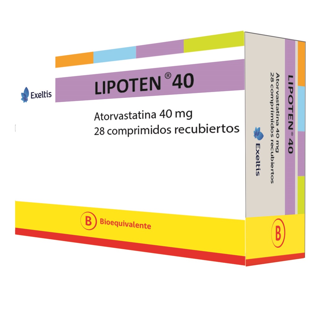Lipoten 40 mg x 28 Comprimidos | Farmacias Ahumada