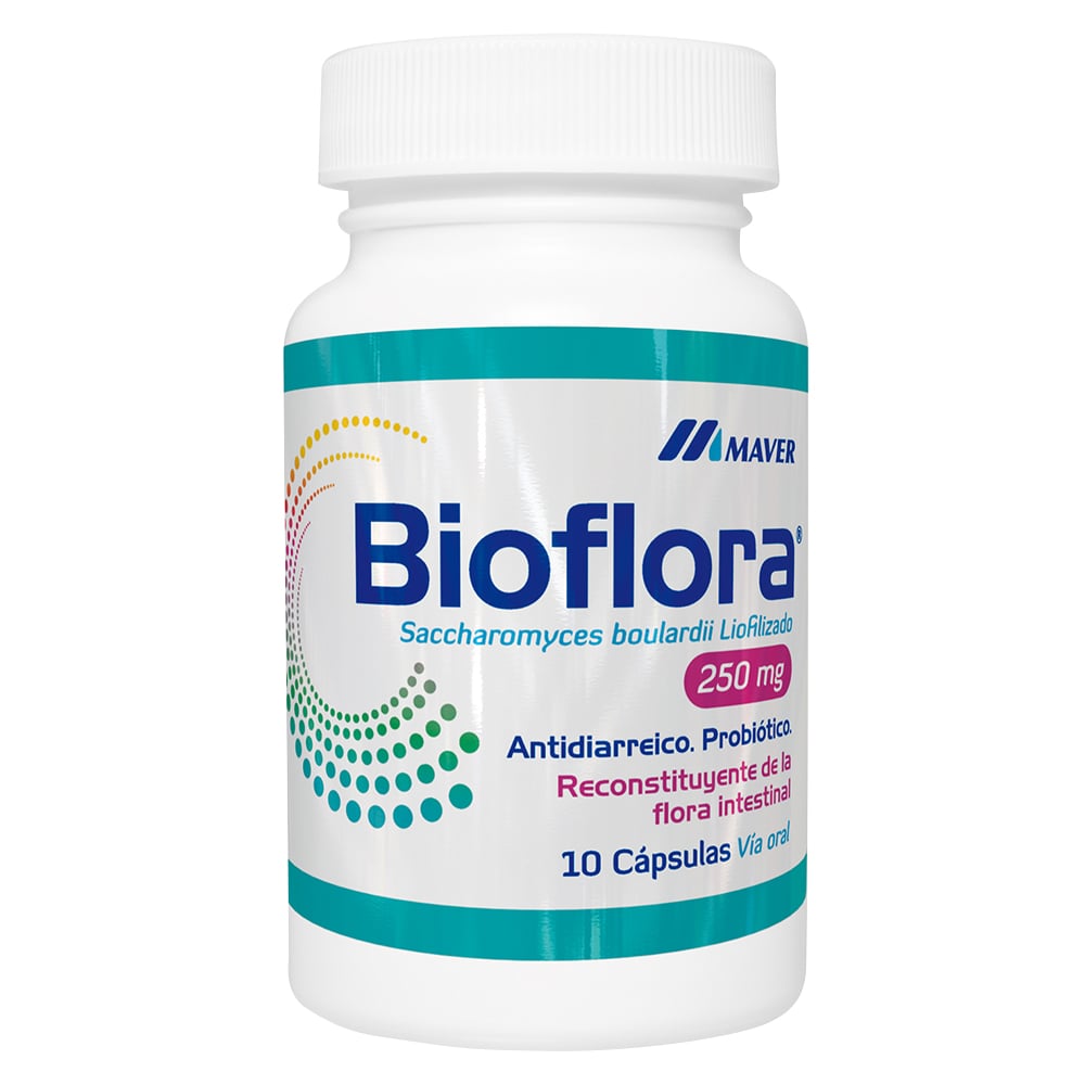 Bioflora 250 mg x 10 Cápsulas | Farmacias Ahumada