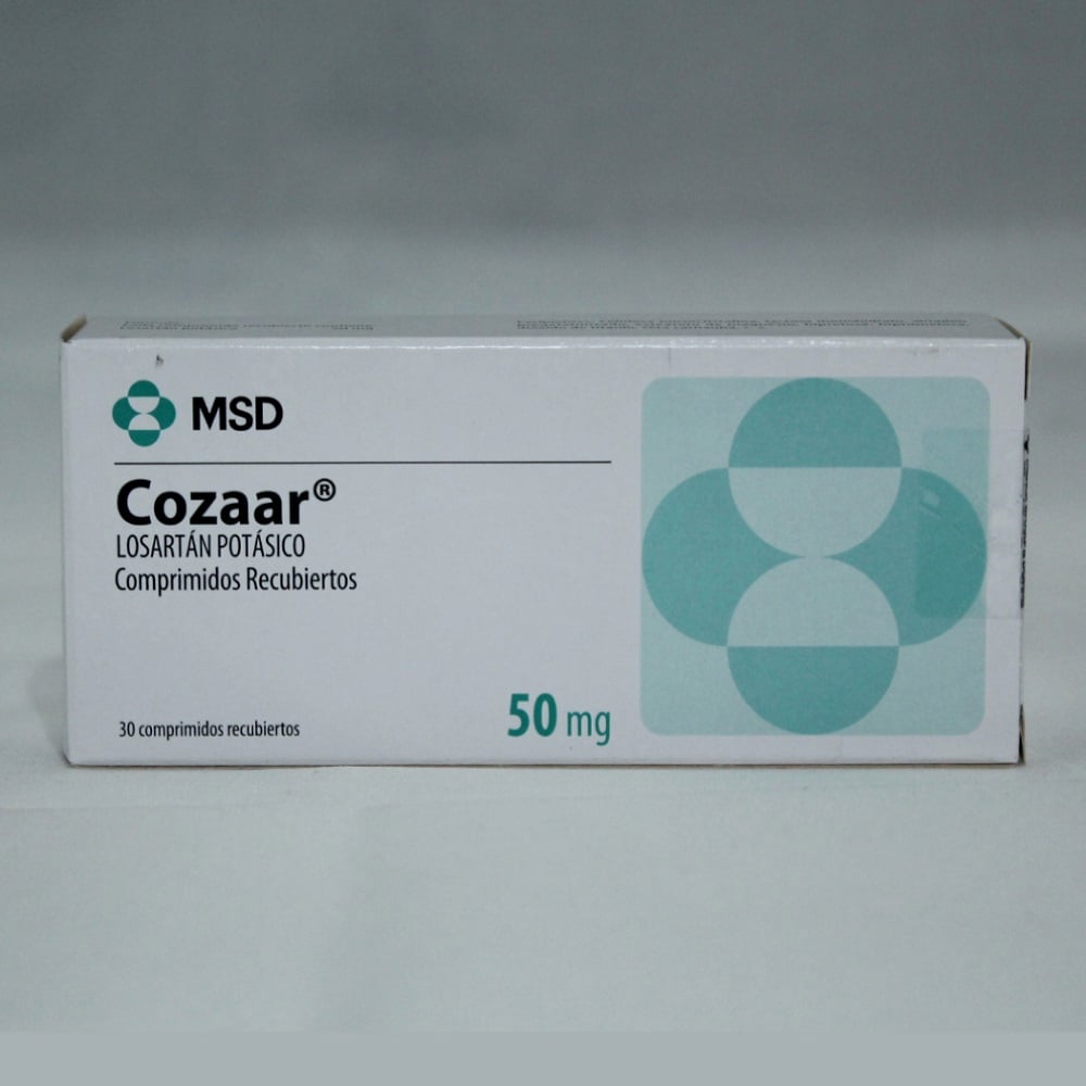 Cozaar 50 mg x 30 Comprimidos Recubiertos | Farmacias Ahumada