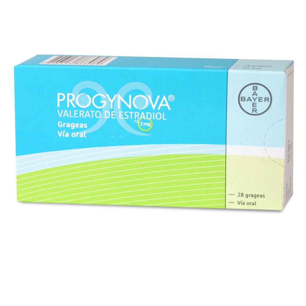 Progynova 2 mg x 28 Grageas | Farmacias Ahumada