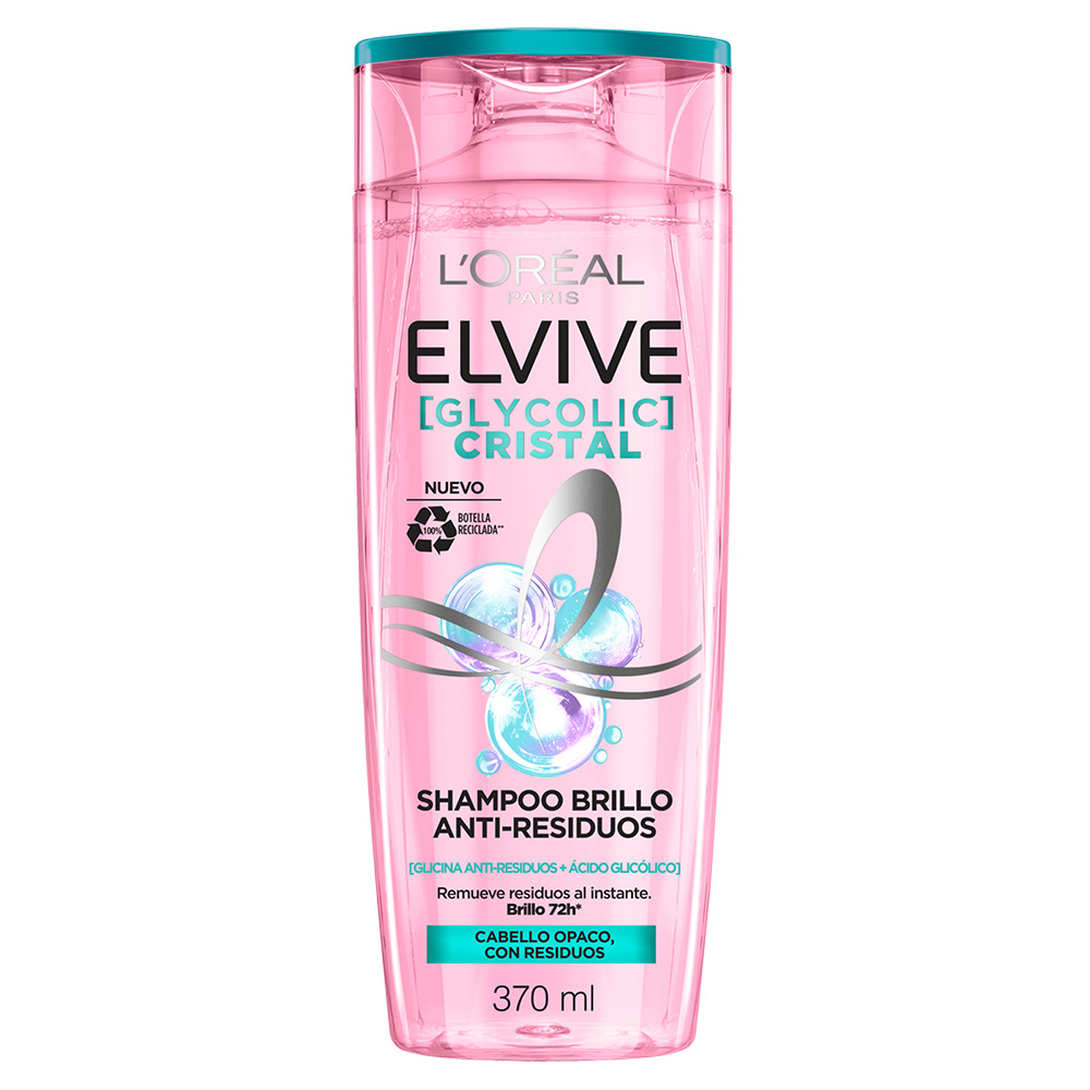 Shampoo Elvive Glycolic Crystal 370 mL | Farmacias Ahumada
