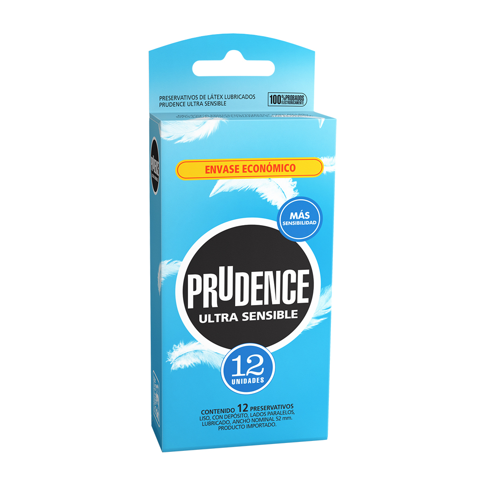 Prudence Ultra Sensible x 12 Unidades | Farmacias Ahumada