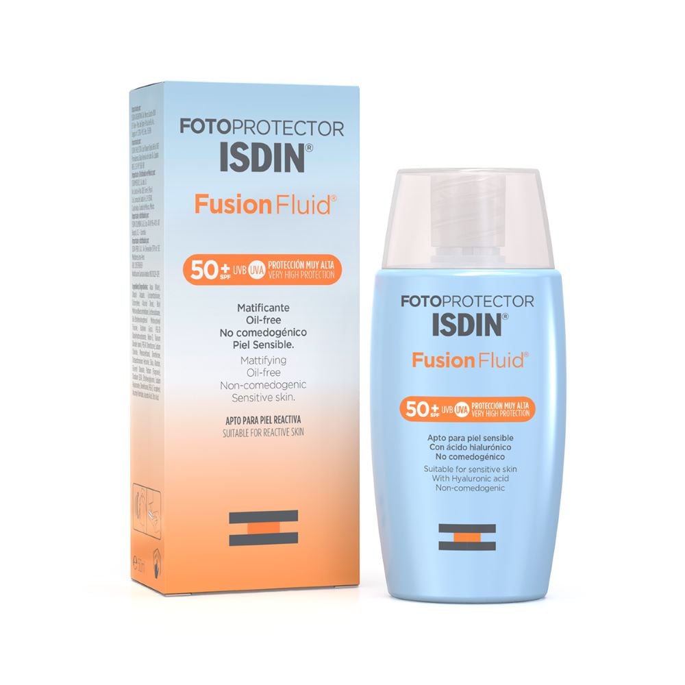 Protector Solar Isdin Fusion Fluid FPS 50+ 50 mL | Farmacias Ahumada