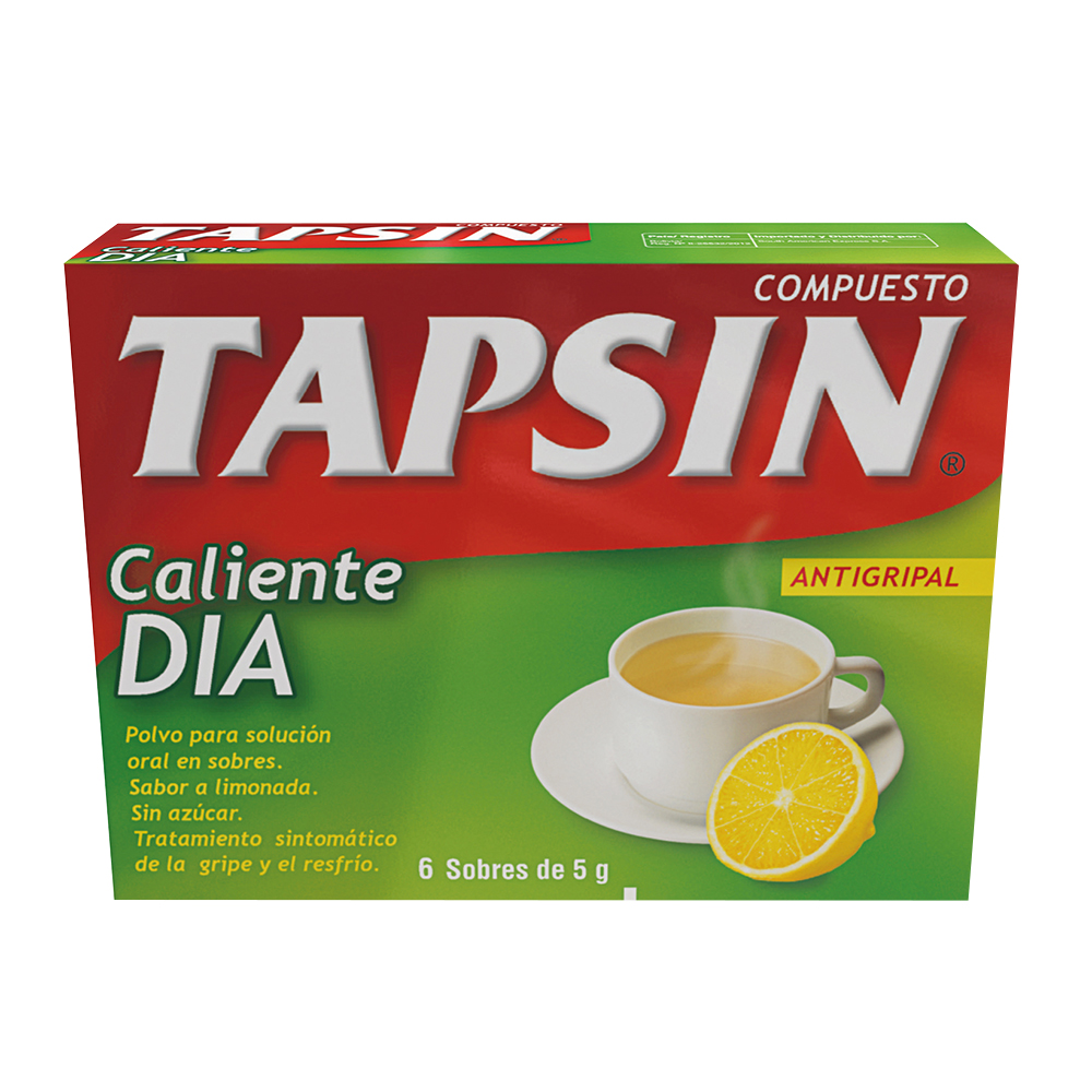 Tapsin Compuesto Dia 5 g x 6 Sobres Polvo Para Solución Oral ...