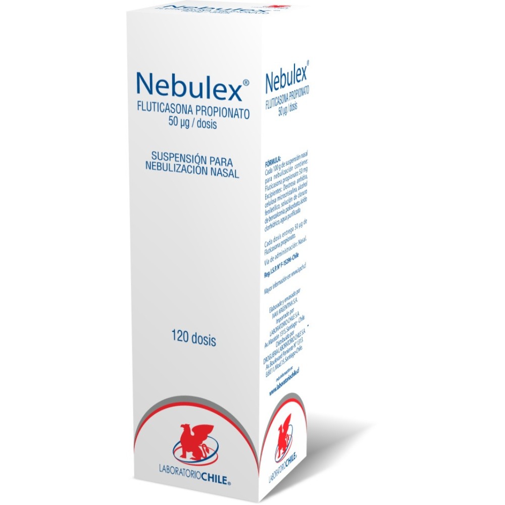 Nebulex 50 mcg/dosis x 120 Dosis Suspensión Para Nebulización Nasal ...