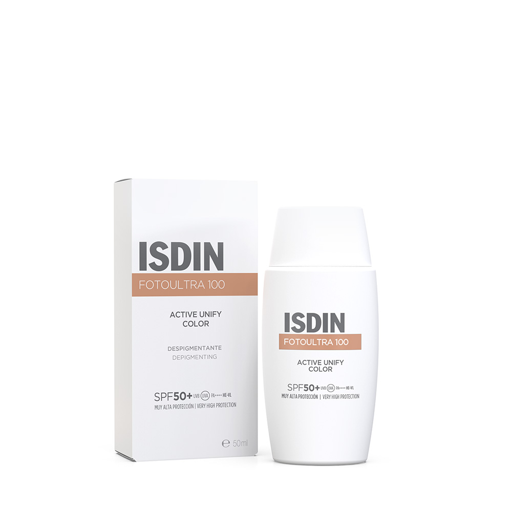 Protector Solar Isdin Active unify Color FPS 50+ 50 mL | Farmacias Ahumada