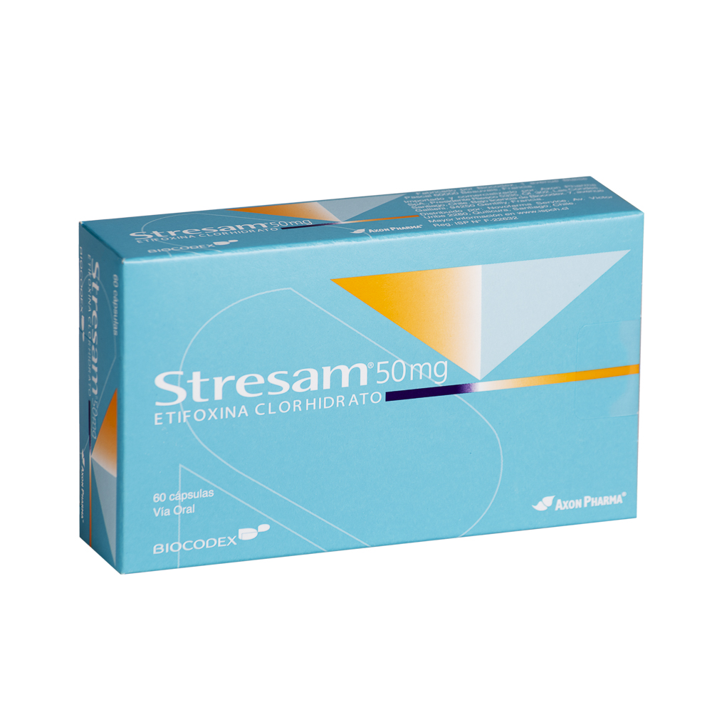 Stresam 50 mg x 60 Cápsulas | Farmacias Ahumada