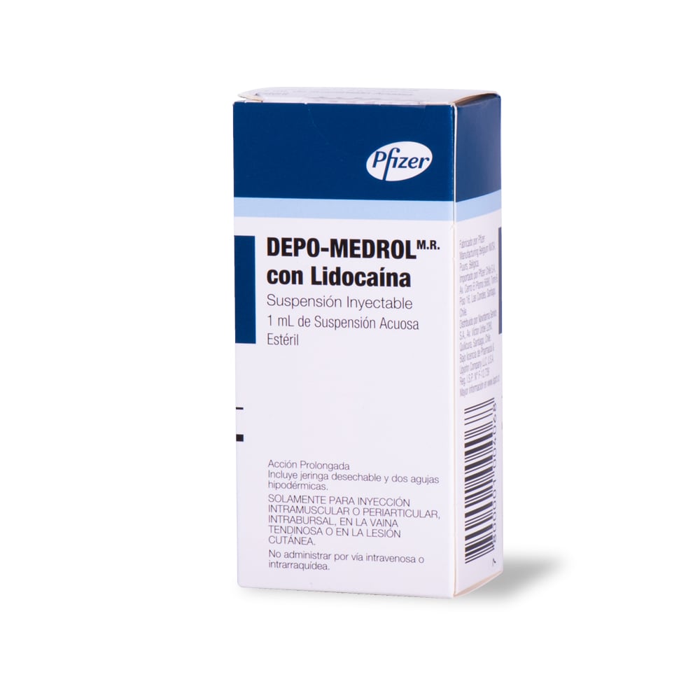 Depomedrol con Lidocaina x 1 Ampolla Suspensión Inyectable | Farmacias ...