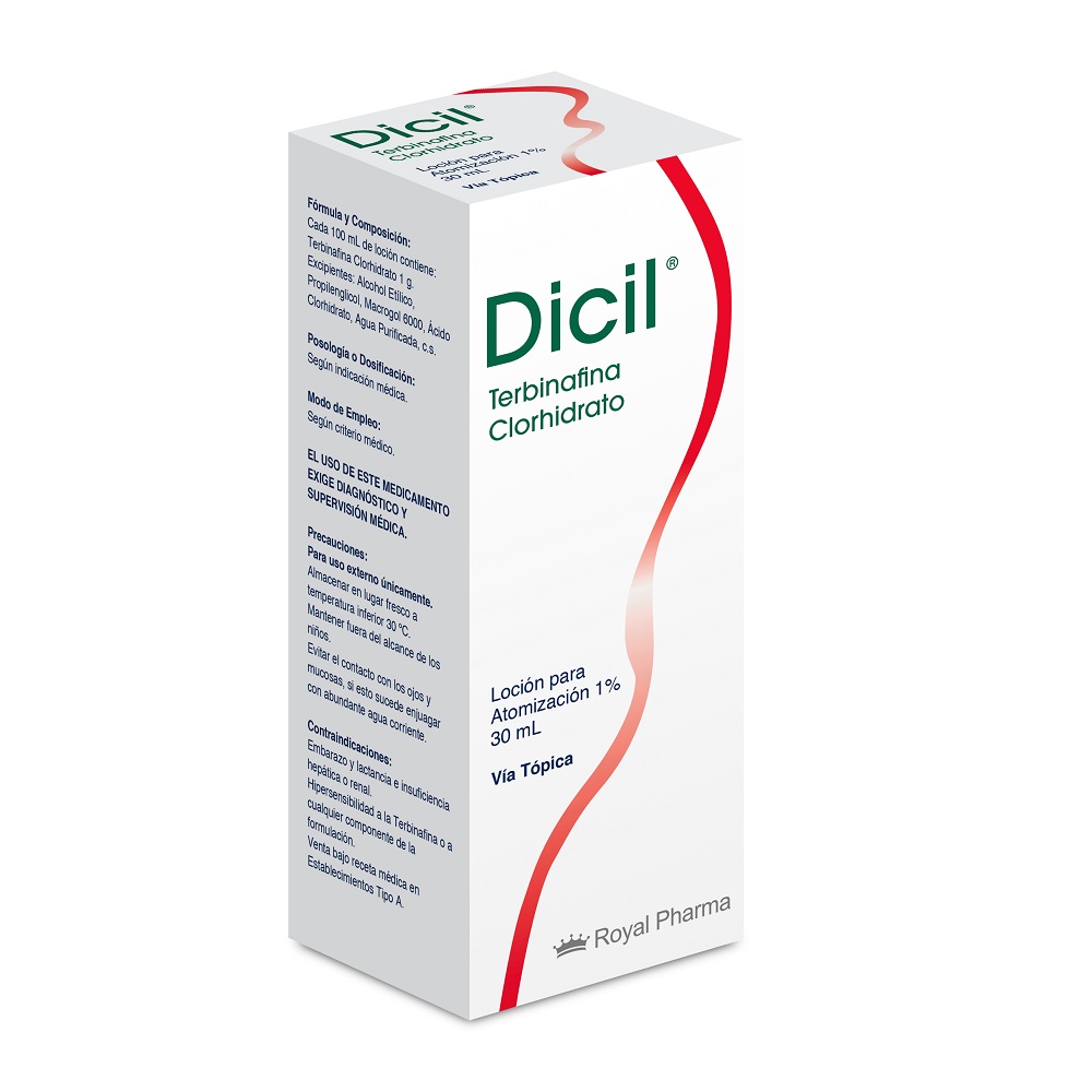 Dicil 1 % x 30 mL Solución Topica Para Atomizacion | Farmacias Ahumada