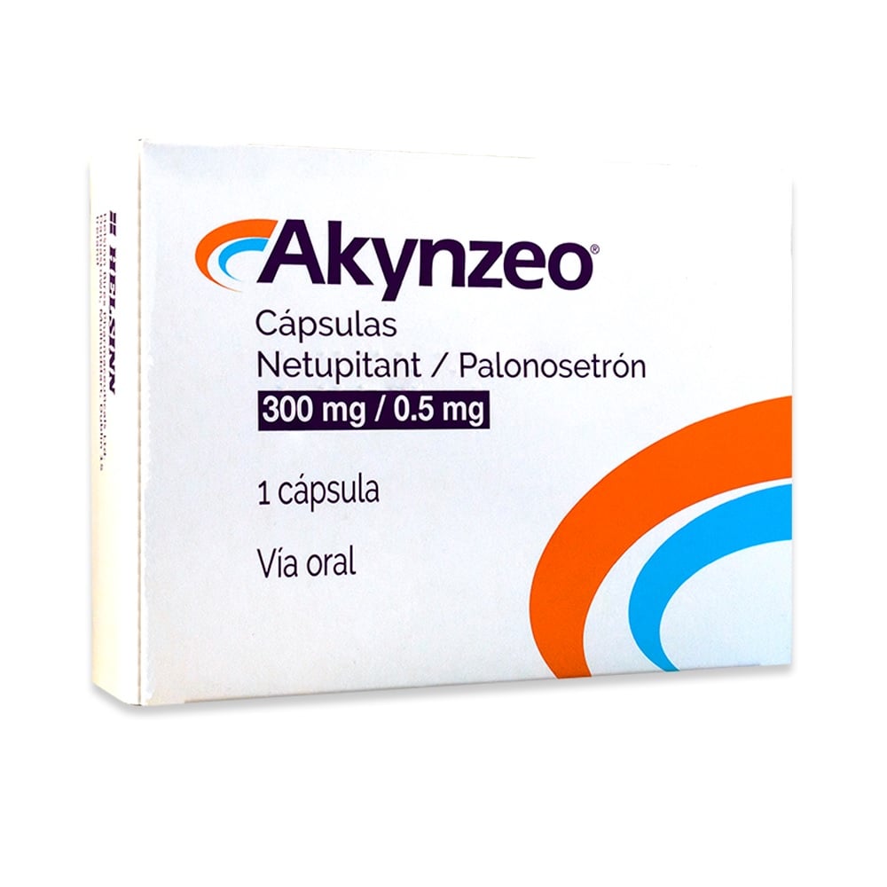Akynzeo 300 mg/0.5 mg Caja 1 Cáps. | Farmacias Ahumada