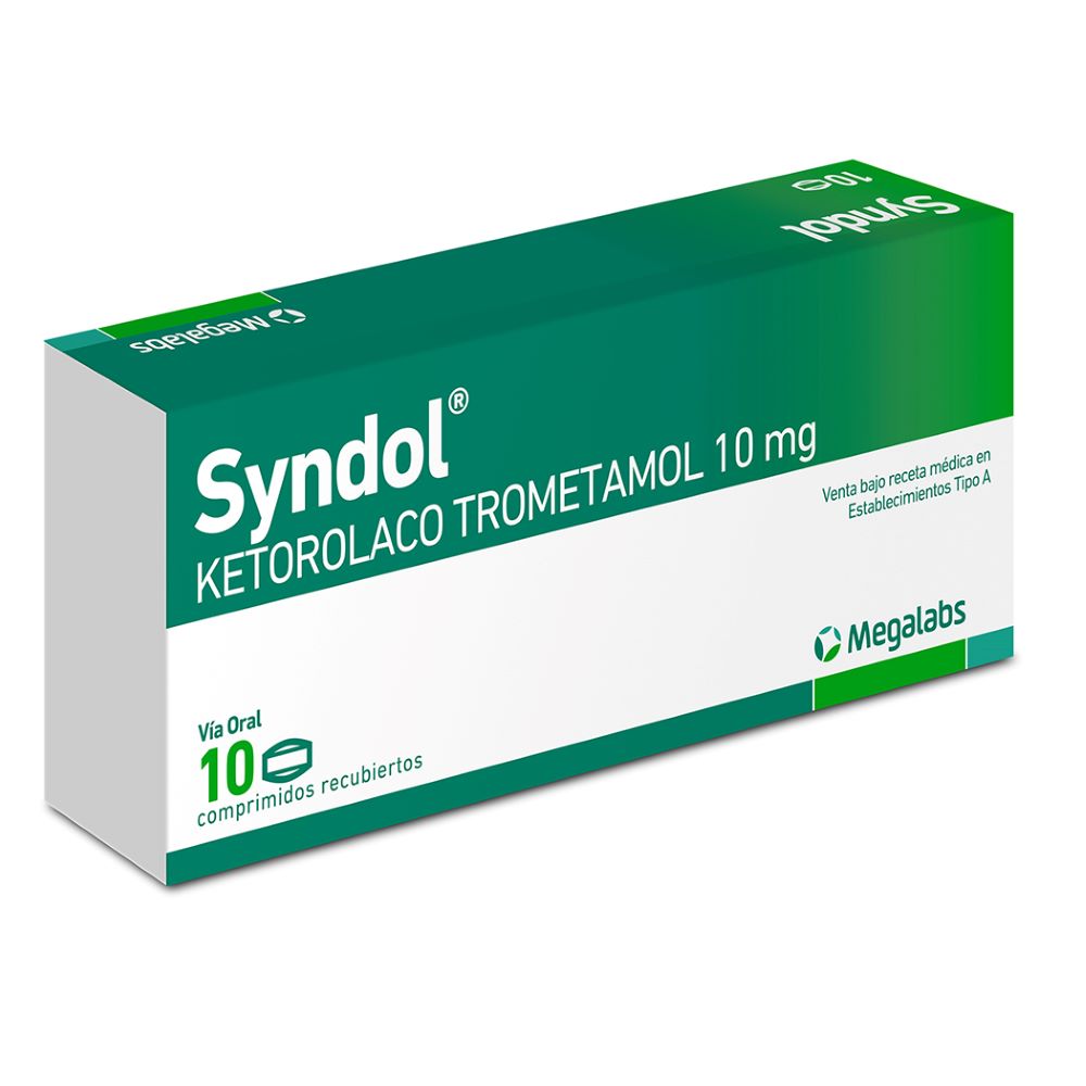 Syndol 10 mg x 10 Comprimidos Recubiertos | Farmacias Ahumada