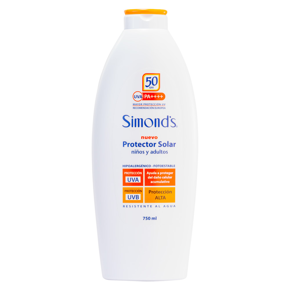 Protector Solar Simonds FPS 50 750 mL | Farmacias Ahumada