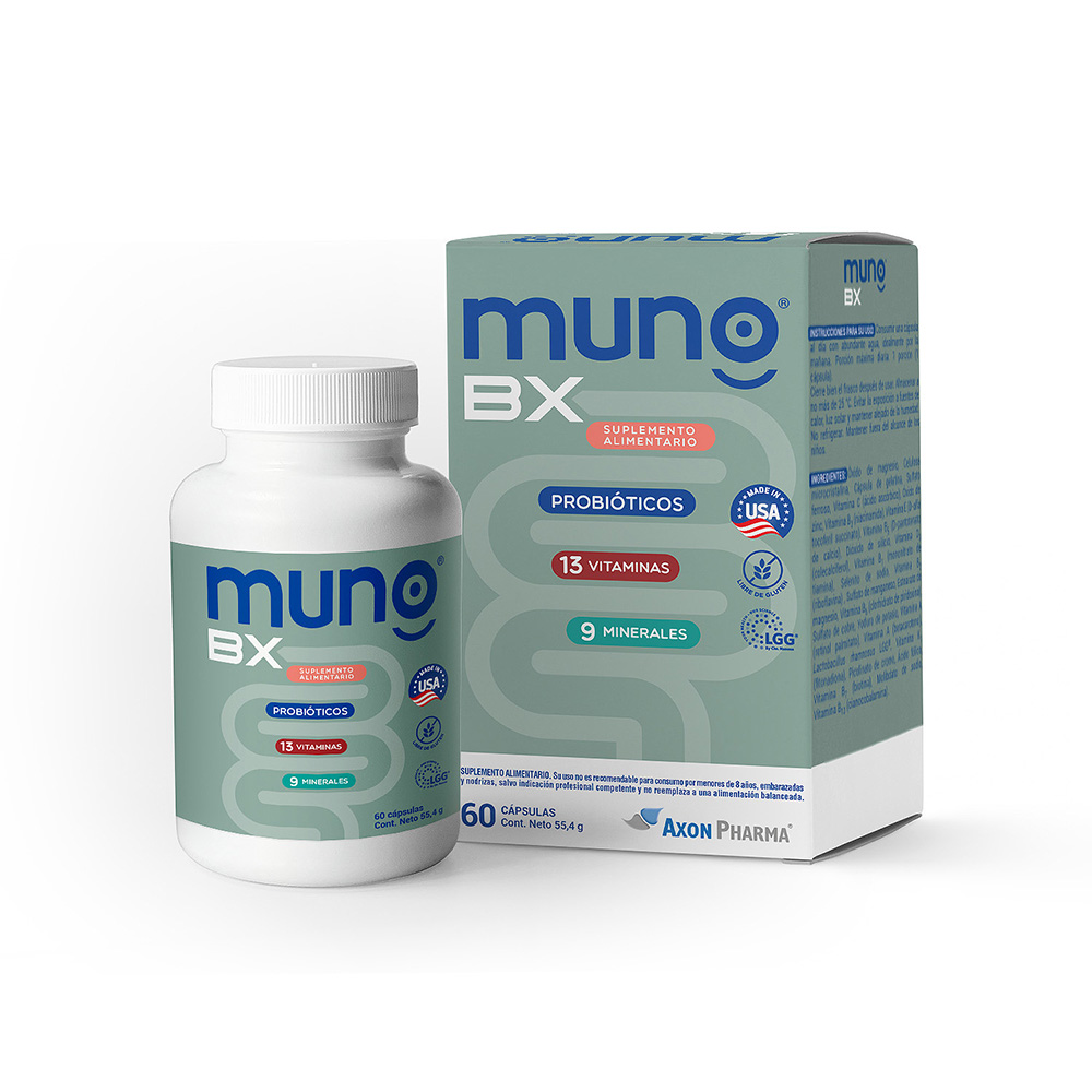 Muno BX 60 Cápsulas | Farmacias Ahumada