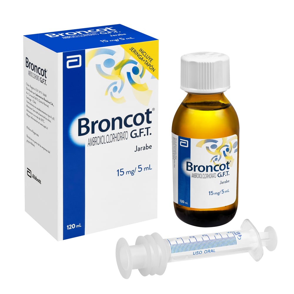 Broncot GFT 15 mg/5 mL x 120 mL Jarabe | Farmacias Ahumada