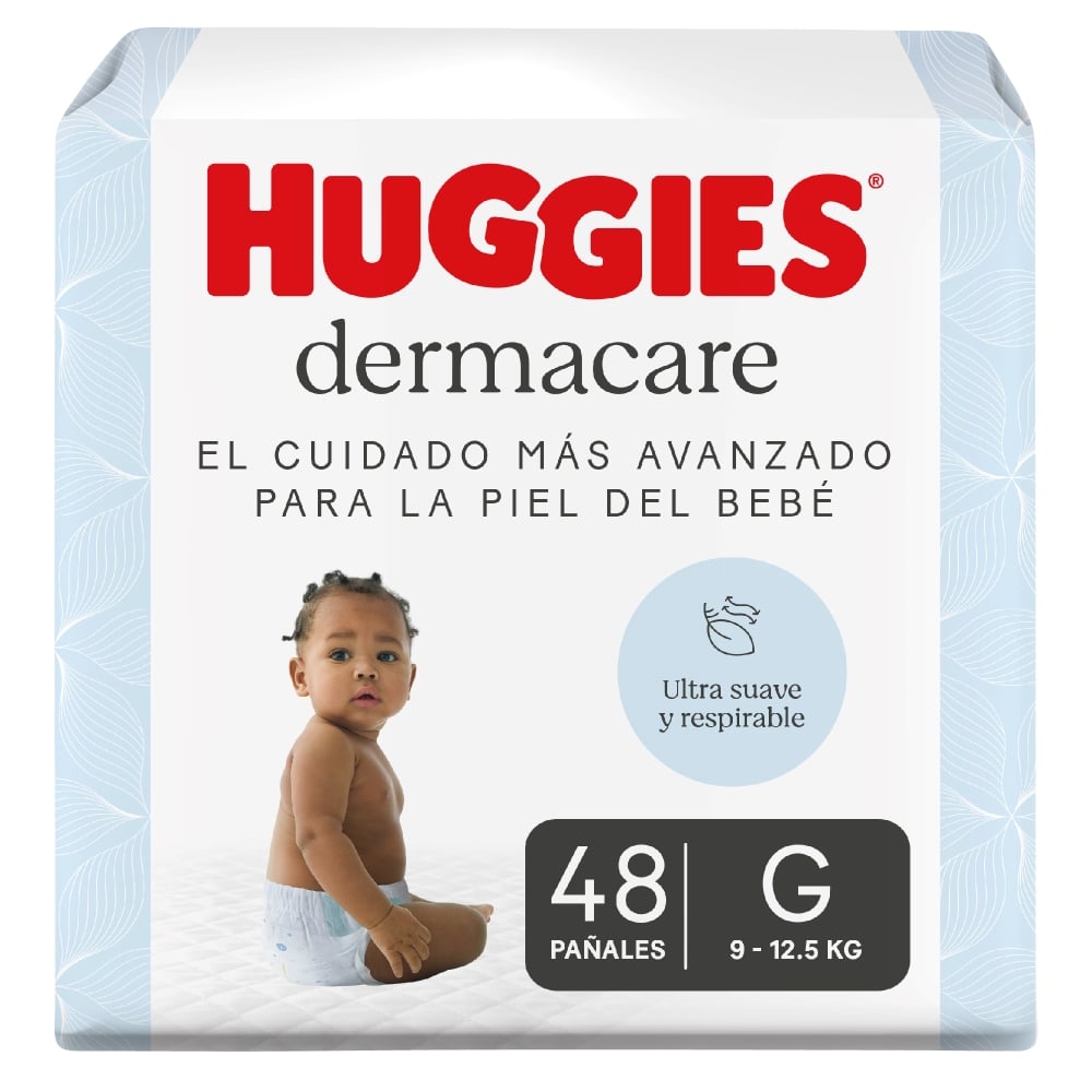 Pañal Huggies Puro & Natural Dermacare G 48 Uni | Farmacias Ahumada
