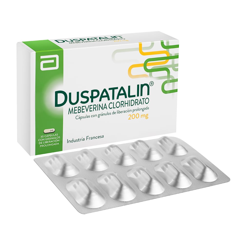 Duspatalin 200 mg x 30 Capsulas con Granulos de Liberacion Prolongada ...
