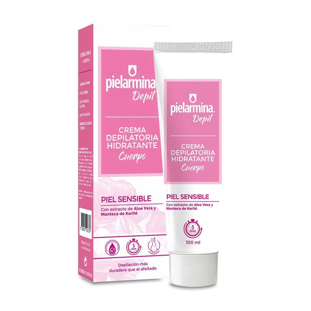 Depil Crema Depilatoria Hidratante Cuerpo Piel Sensible 100mL ...